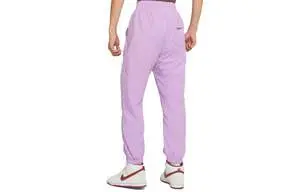 Nike Logo Pattern Loose Bundle Feet Sports Pants/trousers/joggers Purple - Default Color