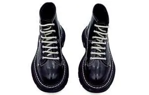 Alexander McQueen Tread Slick Boot 'black Silver