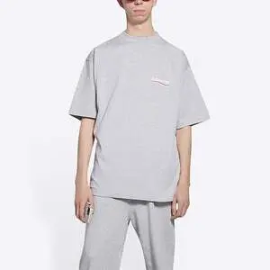 Balenciaga Political Campaign T-shirt Large Fit - Grey