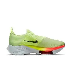 Nike Zoom Tempo Next% Flyknit Athletic Sneakers - Barely Volt/black/hyper Orange