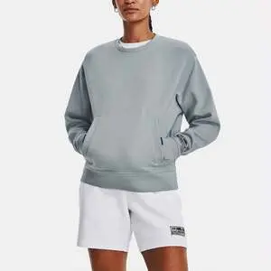 Under Armour Summit Fleece Knit Crew 'grey Blue