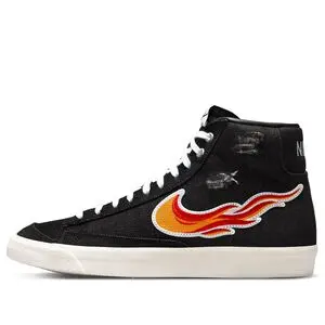Nike Blazer Mid '77 "cleveland Rocks" Sneakers - Black/red/white
