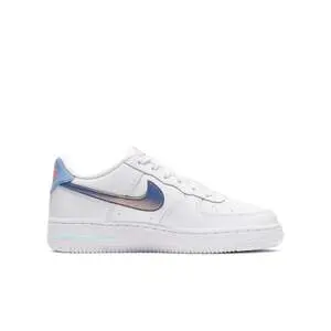 Nike Force 1 Lv8 1 Low Top Sneakers - White/blue