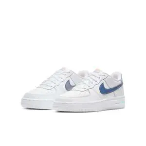 Nike Force 1 Lv8 1 Low Top Sneakers - White/blue