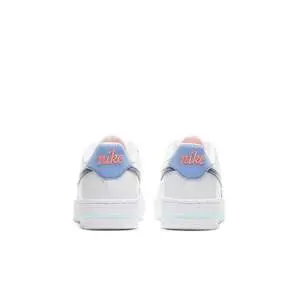 Nike Force 1 Lv8 1 Low Top Sneakers - White/blue