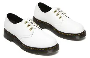 Dr. Martens 1461 Pu Lace Up Oxford Shoes - White