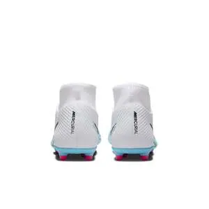 Nike Mercurial Superfly Club Mg 'blast Pack' Athletic Cleats - White/pink/blue