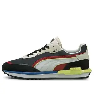 PUMA City Rider Sneakers - Gray/black/red