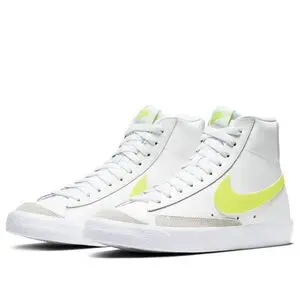 Nike Blazer Mid '77 High Top Sneakers - White/yellow