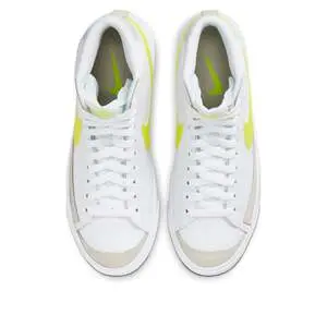 Nike Blazer Mid '77 High Top Sneakers - White/yellow