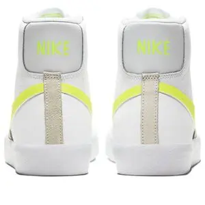 Nike Blazer Mid '77 High Top Sneakers - White/yellow