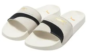 PUMA Leadcat 2.0 Suede Slides - White
