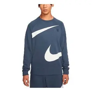 Nike Swoosh Logo Knit Crewneck Pullover