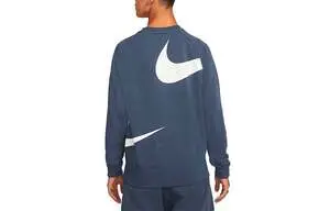 Nike Swoosh Logo Knit Crewneck Pullover