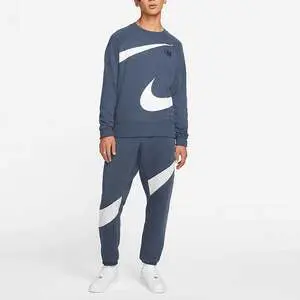 Nike Swoosh Logo Knit Crewneck Pullover