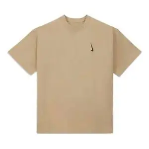 Nike X Billie Eilish Crossover Solid Color Loose Cozy Short Sleeve Us Edition Brown - Multi-color