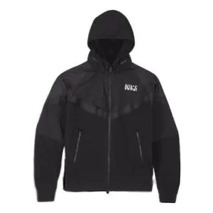 Nike X Sacai Crossover Zip-up Hooded Jacket - Black