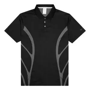 Nike X Nocta Drake Golf Sports Short Sleeve Polo Shirt - Black