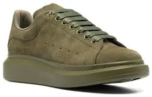 Alexander McQueen Oversized Suede Sneakers - Moss Green