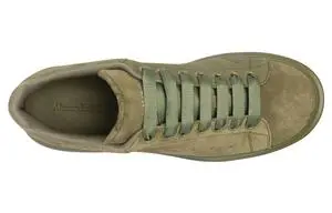 Alexander McQueen Oversized Suede Sneakers - Moss Green