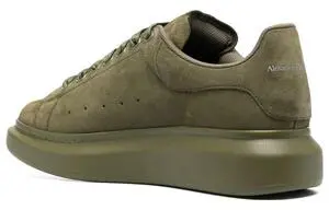Alexander McQueen Oversized Suede Sneakers - Moss Green