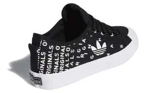 Adidas Nizza Trefoil "core " Low Top Sneakers - Black