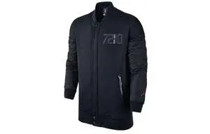 JORDAN Air Numeric Pattern Casual Sports Jacket - Black