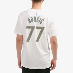Nike X Nba Crossover Dallas Mavericks Doncic No. 77 T-shirt 'white