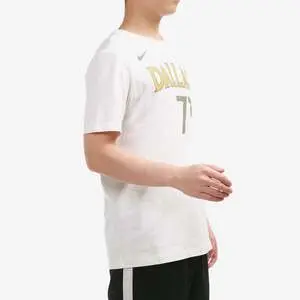 Nike X Nba Crossover Dallas Mavericks Doncic No. 77 T-shirt 'white - Multi-color
