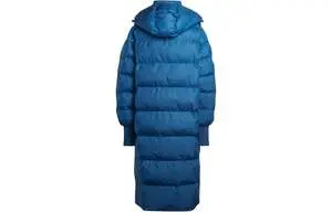 Adidas Long Padded Winter Jacket - Blue
