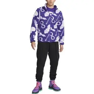 Nike Lebron Fleece Jacket With Chess Piece Print