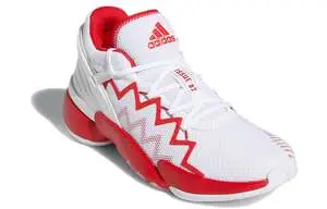 Adidas D.o.n. Issue #2 High Top Sneakers - White/red