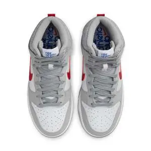 Nike Dunk High Se Athletic Club - Grey/red