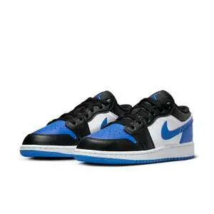 JORDAN Air 1 Low "alternate Royal Toe" Sneakers - White/royal Blue/black