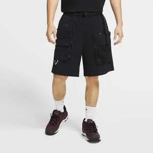 Nike Multiple Pockets Cargo Casual Sports Shorts - Black