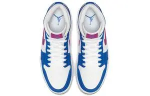 JORDAN 1 Mid Sneakers - Hyper Royal/hyper Violet-white