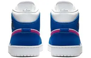 JORDAN 1 Mid Sneakers - Hyper Royal/hyper Violet-white