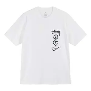 Nike X Stussy Peace Love Swoosh T-shirt 'white - Multi-color