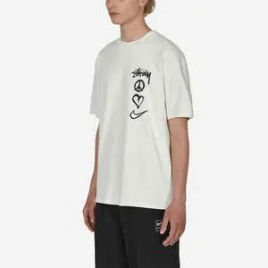 Nike X Stussy Peace Love Swoosh T-shirt 'white