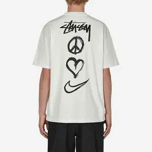 Nike X Stussy Peace Love Swoosh T-shirt 'white