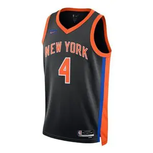 Nike Derrick Rose New York Knicks City Edition Jersey - Black/orange