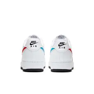 Nike Force 1 '07 "mismatched Swooshes - Whiteredblue