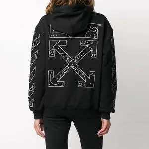 Off-White Pattern Printing Hoodie