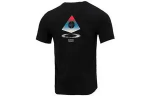 Nike Ss22 Logo Printing Sports Round Neck Short Sleeve Black - Default Color