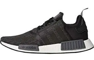 Adidas Nmd_r1 'carbon' Knit Mesh Sneakers - Black