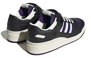 Adidas Originals Forum 84 Low Sneakers - Black/purple/white