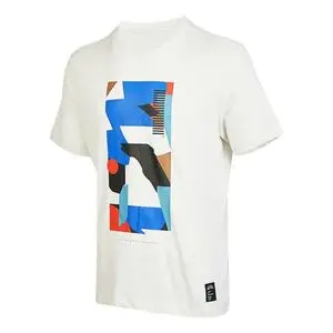 Nike Graphic Round Neck Sports T-shirt 'phantom White Grey