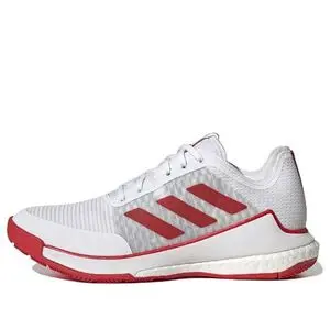 Adidas Crazyflight Athletic Sneakers - White/red