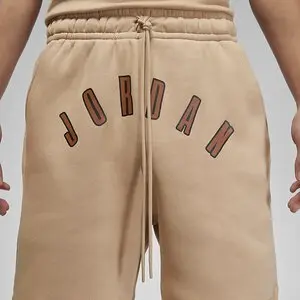 JORDAN Air Flight Mvp Fleece Shorts In Hemp
