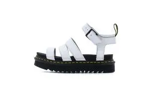 Dr. Martens Blaire Leather Strappy Sandals - White
